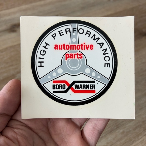 Borg Warner | Other | Vintage Borg Warner Water Slide Decal Sticker 3 ...